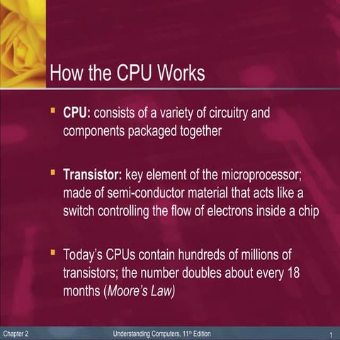 How the CPU WORKS IN A COMPUTER class 2.ppt