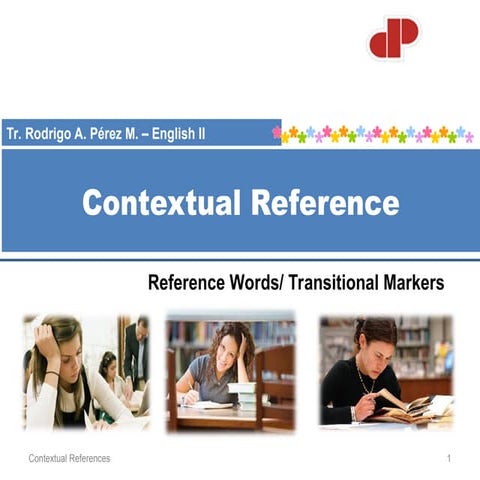 Class 21 - A practical class on contextual References.ppt