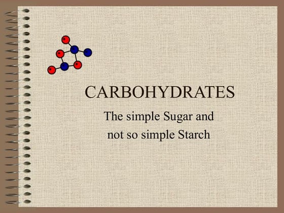 Carbohydrates food science and technology.ppt | Diabetes | Diseases and ...