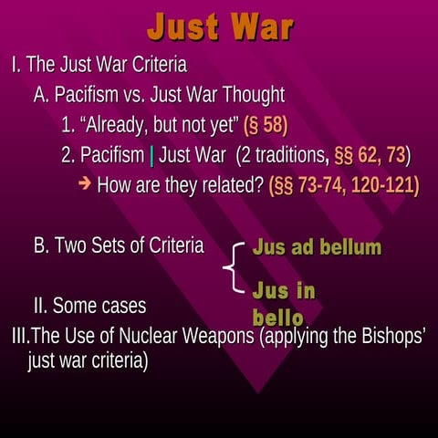 Just war theory | PPTX