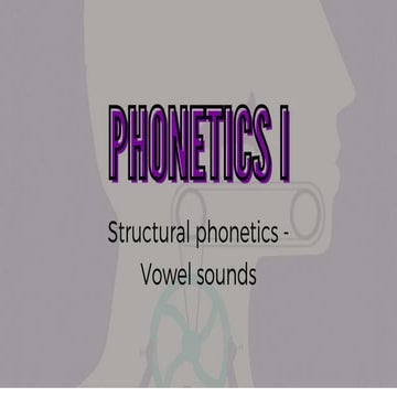 Class 3 - Phonetics | PPT