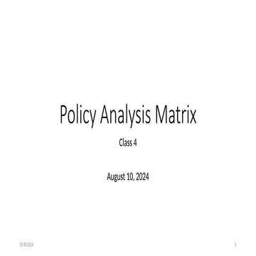 Class 3 - Policy Analysis Matrix (2).pptx