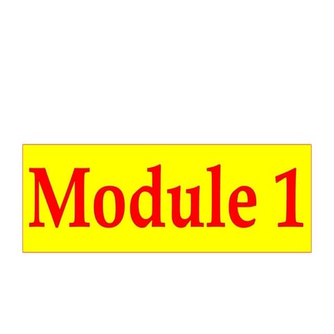 Class3 module1 210115(1) | PPTX