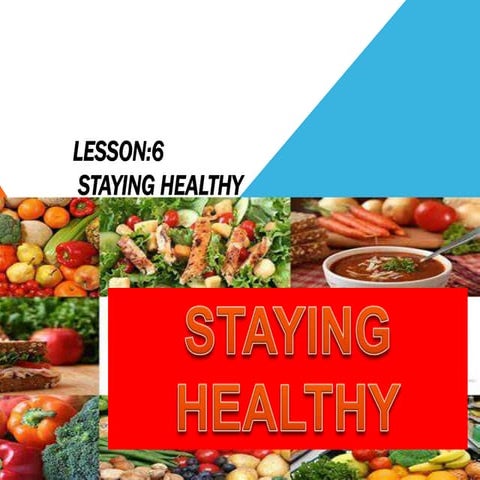 CLASS 3RD Staying Healthy | PPTX