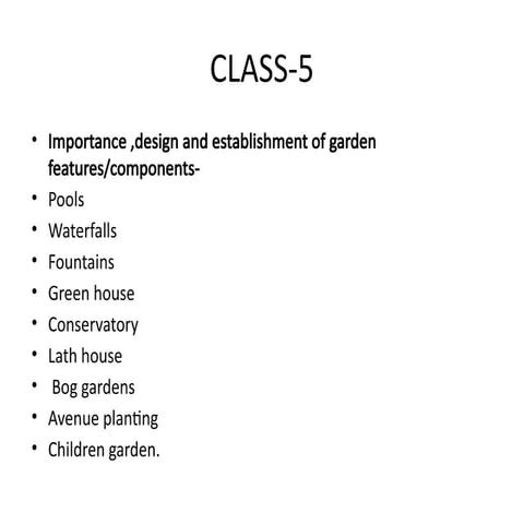 Garden components powerpoint presentationpptx | PPTX
