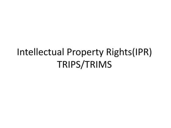 Trips | PPT