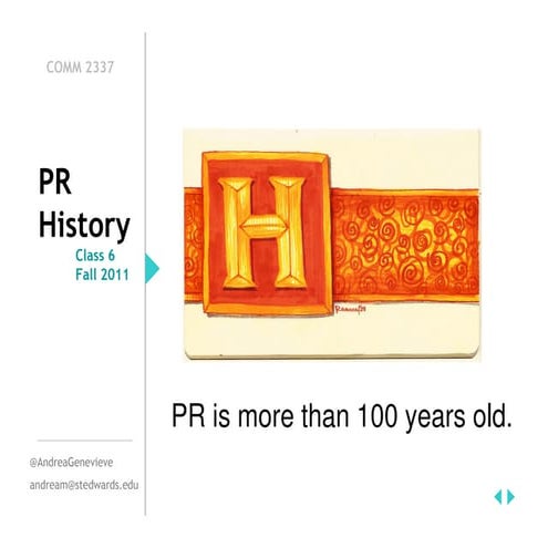 History of PR | PDF