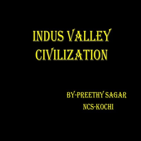 Class 6 ppt indus valley converted | PDF