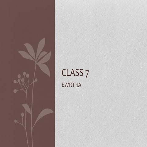 Class 7 1 a | PPTX | Homework and Study | Education