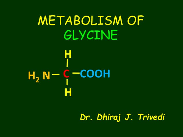 General Reactions involved in amino acid metabolism | PPTX