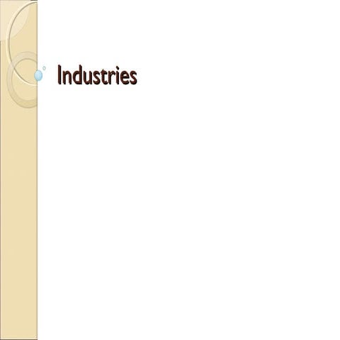 Industries of class 8th chapter. | PPT