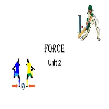 Class 8 Force unit chapter summary with Q | PPTX