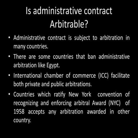 Administrative contract law courses for law classes | PPT
