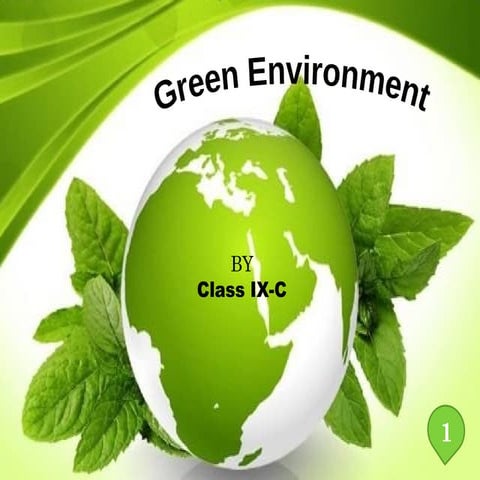 Go green ppt | PPTX