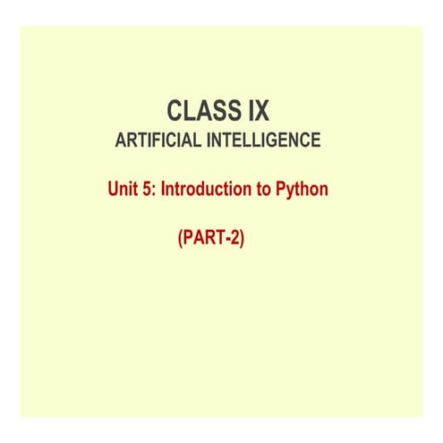 CLASS 9-PYTHON LISTS-PART 2.pdf / by soni | PDF