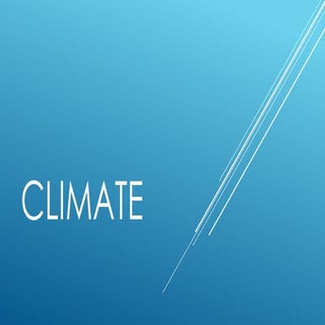 CLIMATE- class 9 | PPTX