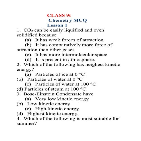 Class 9th chemestery ,what is matter chapter 1 | PDF
