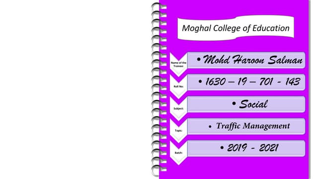 Traffic rules and regulation | PPTX