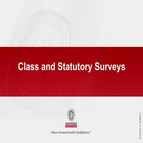 Class and Statutary Surveys - Inspeccion | PPT