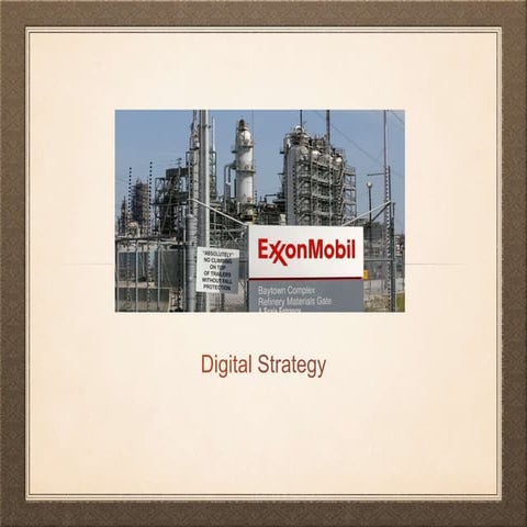 DIGITAL STRATEGY EXXON MOBIL ANTHONY JOHNSON | PPT