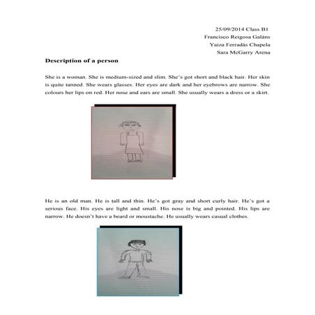 Description of a person | PDF