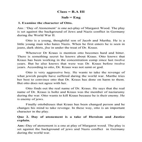 Notes for TYBA | DOCX