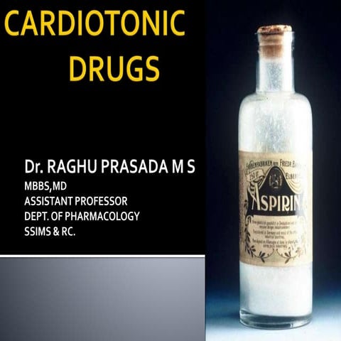 Class cardiotonic | PPTX