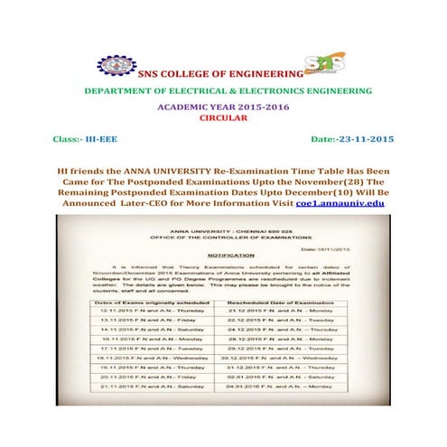 Class circular(23 11-2015) | PDF