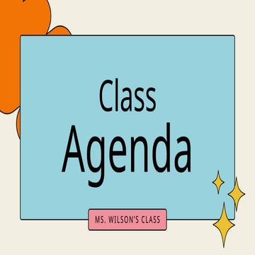 Class Daily Agenda Presentation in Colorful Retro Style.pptx