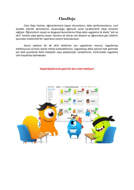 About ClassDojo | PPT