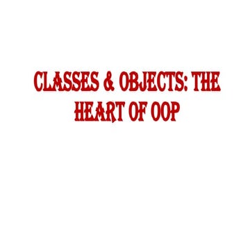 Classes and Object Concept Object Oriented Programming in Java | PDF
