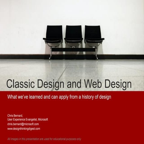 Classic Design And Web Design by Chris Bernard | PDF | Web Design and ...