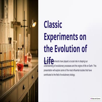 Classic-Experiments-on-the-Evolution-of-Life.pptx