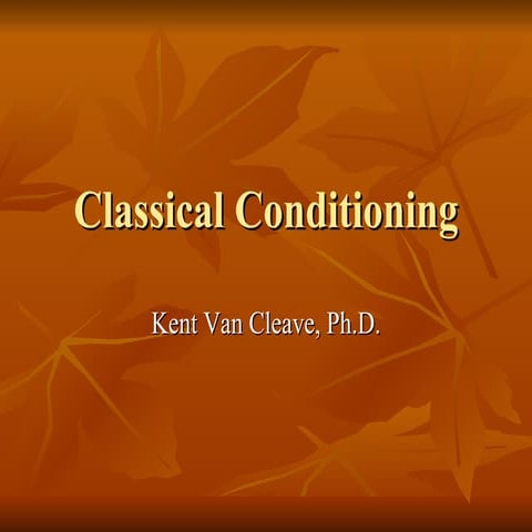 Classical and Operant Conditioning | PPT
