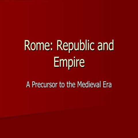 Classical Rome | PPT