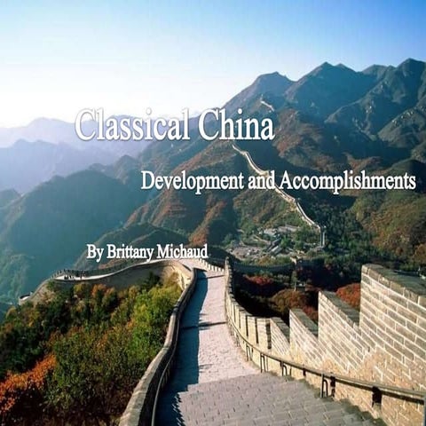 Classical China | PPTX
