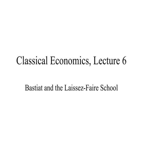 Classical economics | PPT