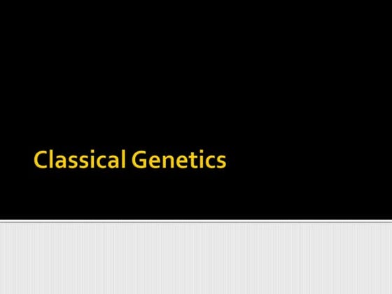 Introduction to Genetics | PPTX | Genetics | Science