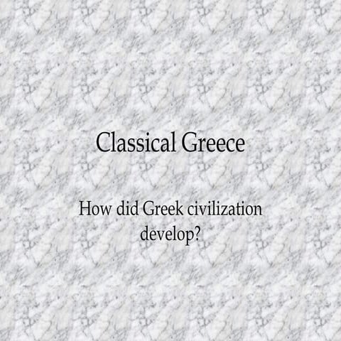 Classical Greece | PPT
