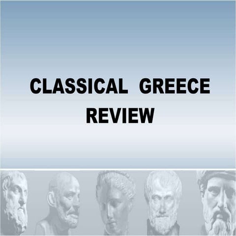 Classical Greece Review | PPT