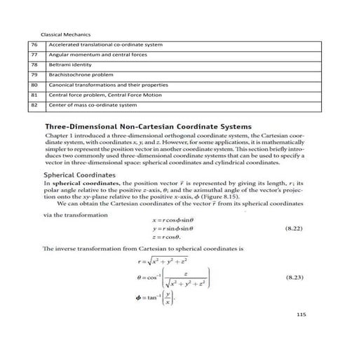 Classical Mechanics Pages 115 271 | PDF