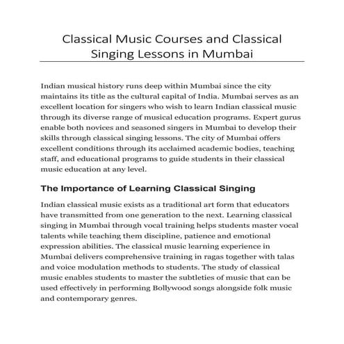 Classical Music Courses and Classical Singing Lessons in Mumbai.pdf