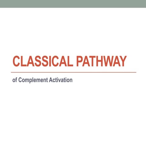 Classical complement activation Pathway.pptx