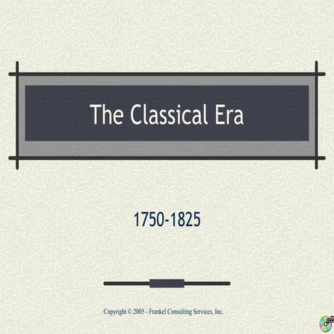 Musical time periods | PPTX