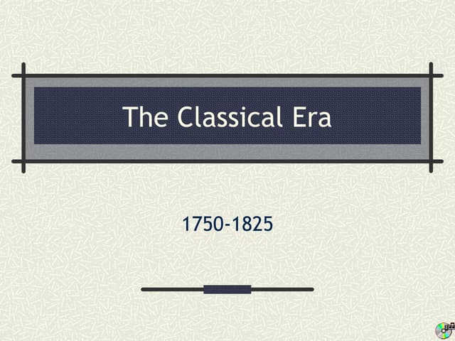 Classical Period | PPTX