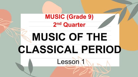 quarter 2-dll-music-9-week1-3-dll.pdf/mapeh | PDF