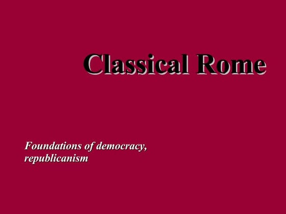 The Roman Empire | PPT | Equine Sports | Sports