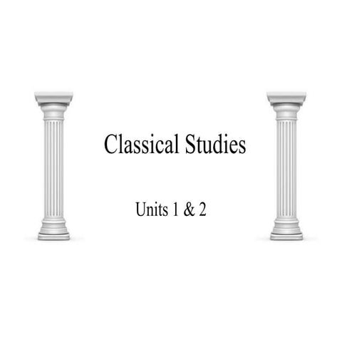 Classical studies | PPT