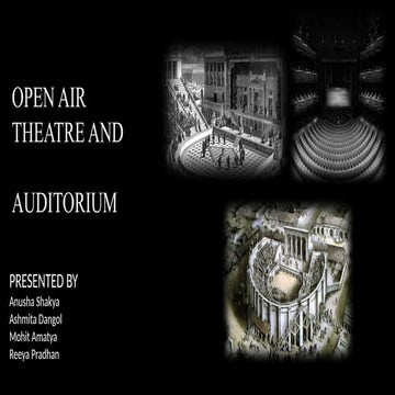 CLASSICAL THEATRES .pptxcasestudy on greek and roman ampitheatres. | PPTX