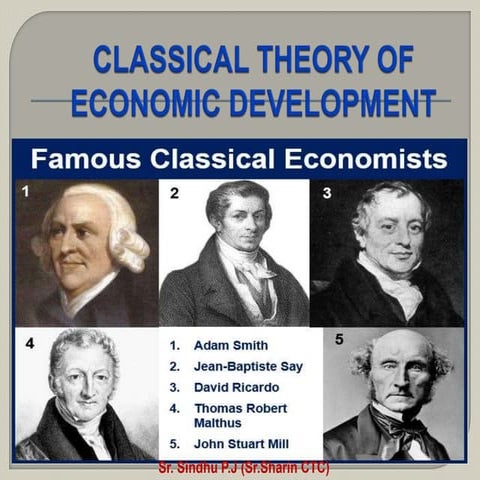 The classical theory of Economic Development | PPTX
